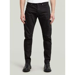 G-Star Raw Regular-fit-Jeans G-STAR "Contor Slim Jeans", Damen, Gr. 26, L&auml;nge 32, pitch schwarz, Obermaterial: 74% Baumwolle, 25% Baumwolle, 1% Elasthan, Jeans