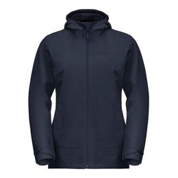 Jack Wolfskin Regenjacke, Funktionsjacke MOONRISE 3IN1 JKT in Blau | Gr.: XXL