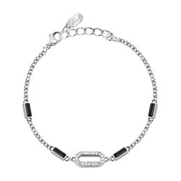 K by KARL LAGERFELD Karl Lagerfeld Armband Damen Gr&ouml;&szlig;e One Size schwarz / silber