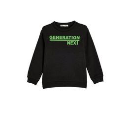 KOTON Sweatshirt Jungen Gr&ouml;&szlig;e 122/128 grasgr&uuml;n / schwarz
