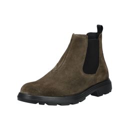 Stiefelette Geox "Geox Stiefelette Leder/Textil", Herren, Gr. 42, military, Leder, Textil, Schuhe Stiefelette