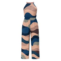 Jane's Jumpsuit Damen Gr&ouml;&szlig;e XXL/XXXL nude / blau / navy / gr&uuml;nmeliert