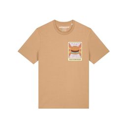 Watapparel Shirt 'Tarot The Hamburger' male Beige size L