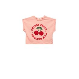 KOTON T-Shirt M&auml;dchen Gr&ouml;&szlig;e 122/128 gr&uuml;n / pink / rot