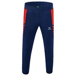 Erima Kinder Six Wings Trainingshose in new navy/rot | Gr.: 140