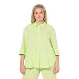 Ulla Popken Hemdbluse in limegr&uuml;n | Gr.: 54-56