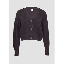 QS Strickjacke in 49W0_lila | Gr.: XXL