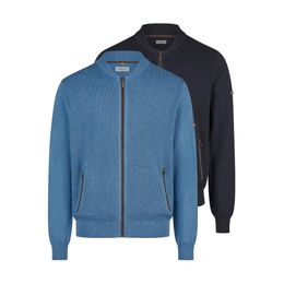 Redmond Strickjacke Basic in Dunkelblau / blau | Gr.: M