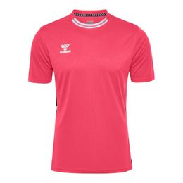 Hummel T-Shirt Playful Ss Erwachsene in PINK GLO | Gr.: L