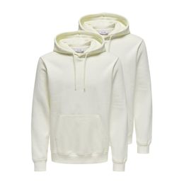 Only & Sons ONLY & SONS Sweatshirt / Hoodie Connor in Cloud dancer | Gr.: L