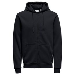 Only & Sons ONLY & SONS Sweatjacke / Hoodie Ceres in Dunkelblau | Gr.: XXL