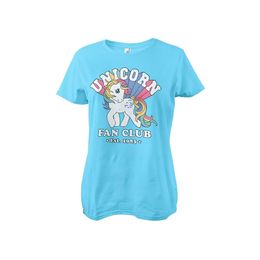 My Little Pony Shirt "Unicorn Fan Club Girly Tee" in Blau | Gr.: XL