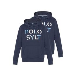 POLO SYLT Sweatshirt / Hoodie Basic in Dunkelblau | Gr.: M