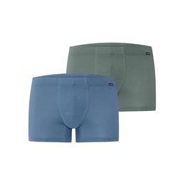 Hanro Panty ' Cotton Essentials ' Herren Gr&ouml;&szlig;e M blau / khaki / petrol