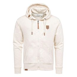 Amaci&Sons Amaci&Sons Sweatjacke TARRANT in Beige | Gr.: M