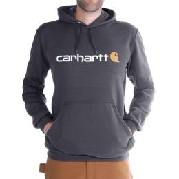 Carhartt Logo Sweatshirt in dunkelgrau | Gr.: XS