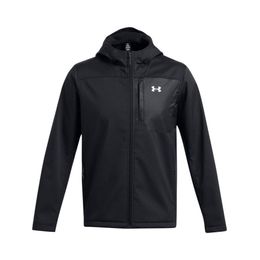 Under Armour Softshelljacke "Shield Hooded Jacket" in Schwarz | Gr.: XL