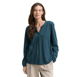 Tom Tailor Bluse Damen Gr&ouml;&szlig;e L marine / petrol