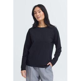 oxmo Langarmshirt OXNPubby in Schwarz | Gr.: L