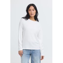 oxmo Langarmshirt OXNPubby in Wei&szlig; | Gr.: XXL