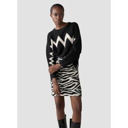 Strickpullover Lecomte "Pullover", Damen, Gr. 40, schwarz, 54%Baumwolle, 42%Polyacryl, 2%Wolle, 2%Polyamid, gerader Abschluss, Pullover Strickpullover
