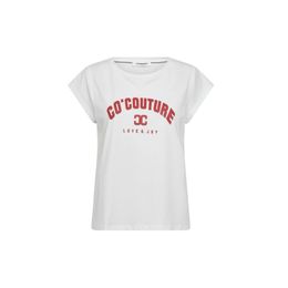 Co'Couture Co'couture T-Shirt 'Dust' Damen Gr&ouml;&szlig;e XS rot / wei&szlig;