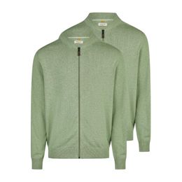 Redmond Strickjacke Basic in Hellgr&uuml;n | Gr.: XXL