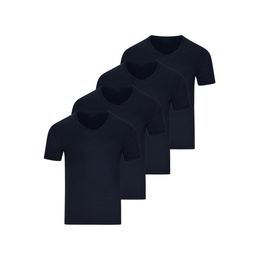 Ragman Unterhemd / Shirt Kurzarm Basic in Marine | Gr.: M