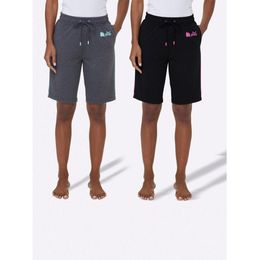 WITT WEIDEN Bermudas in schwarz + grau-meliert | Gr.: 52/54