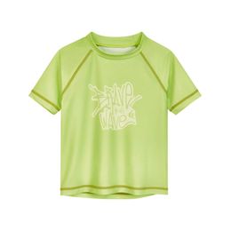 Playshoes UV-Schutz Bade-Shirt 1/2-Arm Wave in gr&uuml;n | Gr.: 110-116