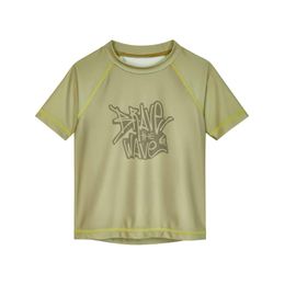 Playshoes UV-Schutz Bade-Shirt 1/2-Arm Wave in oliv | Gr.: 86-92