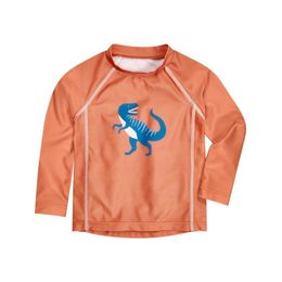 Playshoes UV-Schutz Shirt 1/1-Arm Dino in ocker | Gr.: 74-80