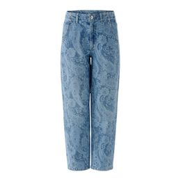 Oui Jeans Tapered in bright blue denim | Gr.: 38