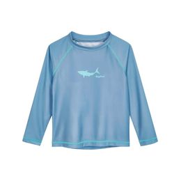 Playshoes UV-Schutz Bade-Shirt 1/1-Arm Hai in blau | Gr.: 62-68