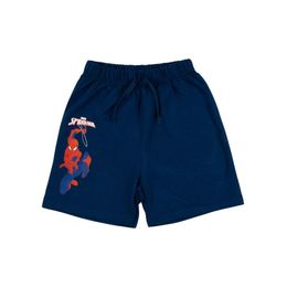 Marvel Spiderman Shorts kurze Hose Trainingshose Bermuda in blau | Gr.: 134-140