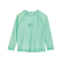 Playshoes UV-Schutz Shirt 1/1-Arm Surfbrett Palme in mint | Gr.: 62-68