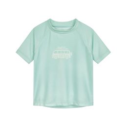 Playshoes UV-Schutz Bade-Shirt 1/2-Arm Surf-Bus in mint | Gr.: 74-80