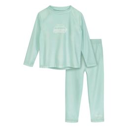 Playshoes UV-Schutz Bade-Shirt 1/1-Arm Surf-Bus m. Legging in mint | Gr.: 74-80