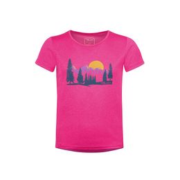 Trollkids Funktionsshirt Gudvangen in bright pink | Gr.: 140