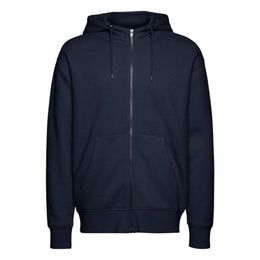 !Solid Zip-Up Hoodie male Blue size XXL