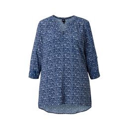 Ulla Popken Tunika Damen Gr&ouml;&szlig;e 4XL/5XL blau / dunkelblau