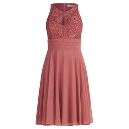 Vera Mont Abendkleid mit Spitze in Bright Rust | Gr.: 32