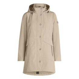 Betty Barclay Outdoorjacke mit abnehmbarer Kapuze in Beige | Gr.: 40