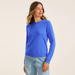 LANDS' END Merino-Pullover, Damen,  Pink, Wolle, by Lands' End