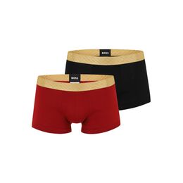 BOSS Boxershorts Herren Gr&ouml;&szlig;e M gold / rot / schwarz
