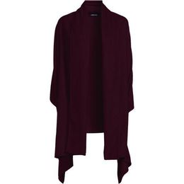 LANDS' END Gro&szlig;er CashTouch Cape-Schal, Damen,  Rot, Polyester, by Lands' End