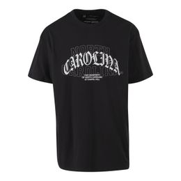 T-Shirt "Upscale by Mister Tee North Carolina Laces Logo Oversize Tee", Damen, Gr. XL, schwarz, 100% Baumwolle, UPSCALE BY MISTER TEE, bedruckt, oversize, Rundhals, Shirts T-Shirt