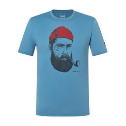 super.natural Merino T-Shirt M SN SAILOR TEE in grau | Gr.: XL