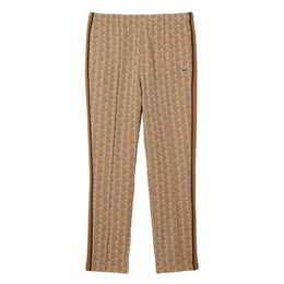 Lacoste Jogginghose 'Jaquard Monogram' Herren Gr&ouml;&szlig;e XS beige / braun