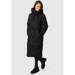 Winterjacke Marikoo "Nadaree XVI", Damen, Gr. S, schwarz, Obermaterial: 100% Polyester; Futter: 100% Polyester; Wattierung: 100% Polyester; &Auml;rmelfutter: 100% Polyester, Jacken Winterjacke, Stepp Mantel mit gro&szlig;er Kapuze
